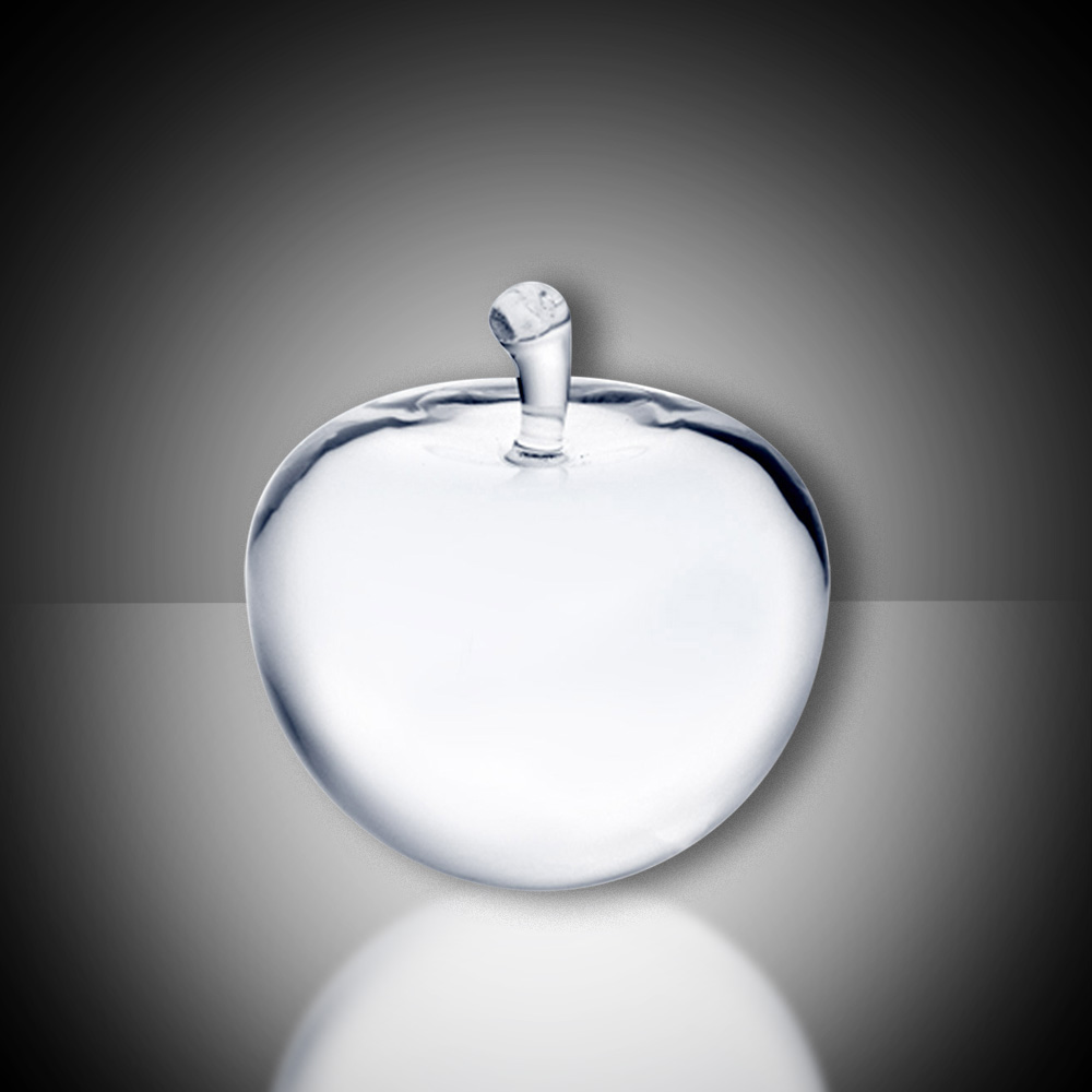Crystal Apple Paperweight - Crystal Images, Inc.
