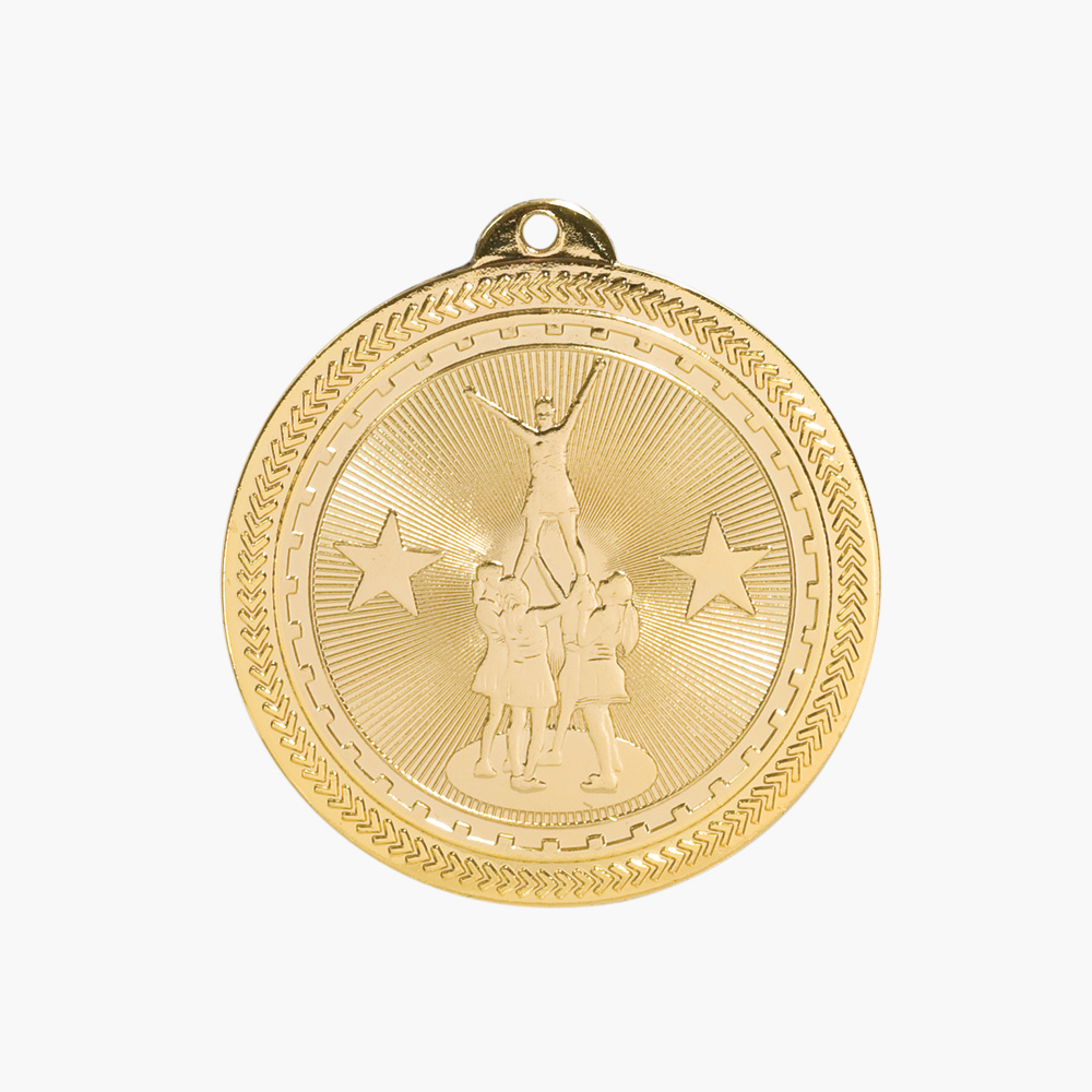 Engravable Cheer Pyramid Medal - Crystal Images, Inc.