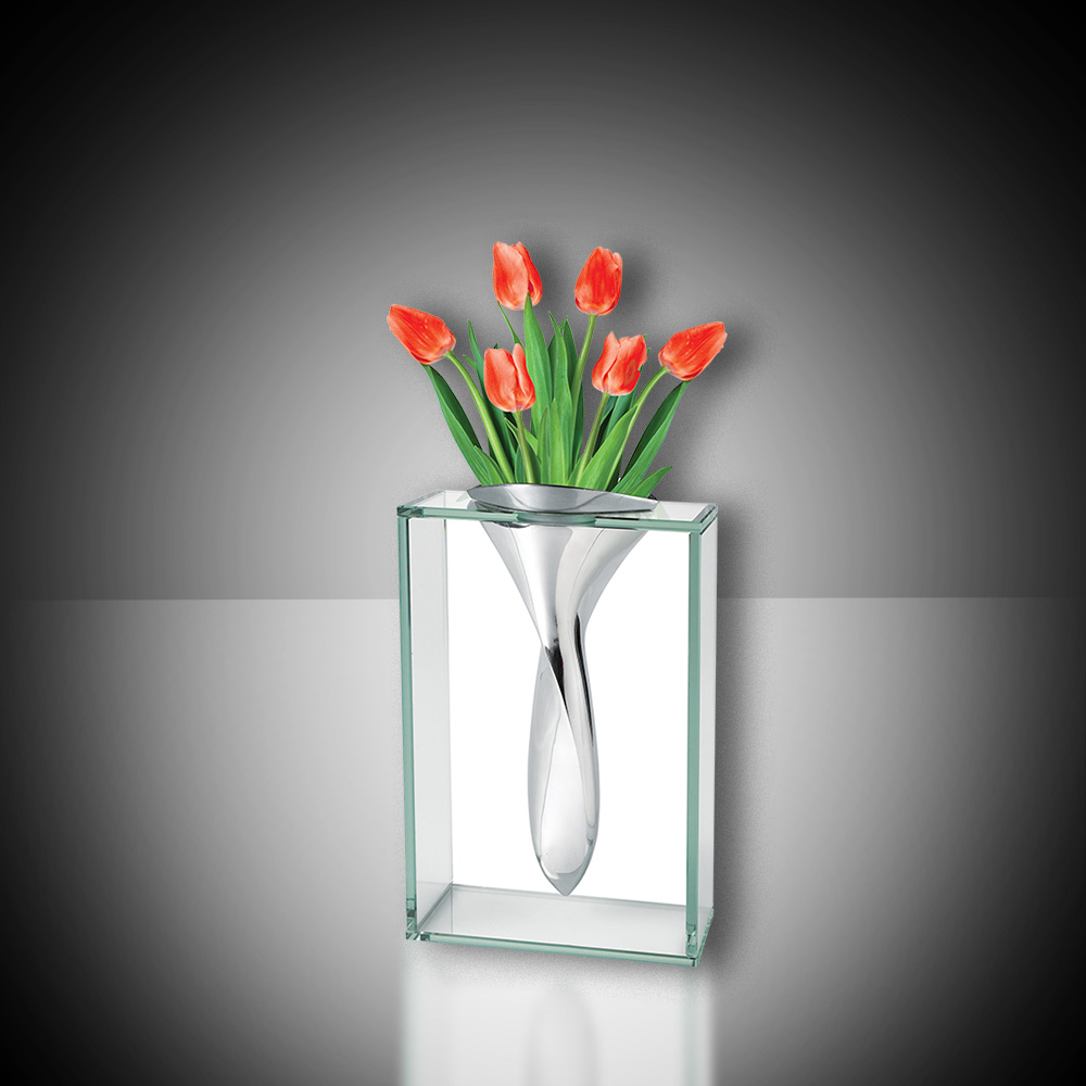 Floating Twist Vase - Crystal Images, Inc.