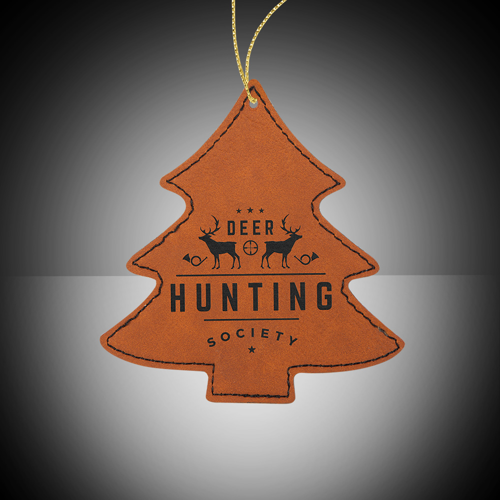 Leather Christmas Tree Ornament – Crystal Images, Inc.