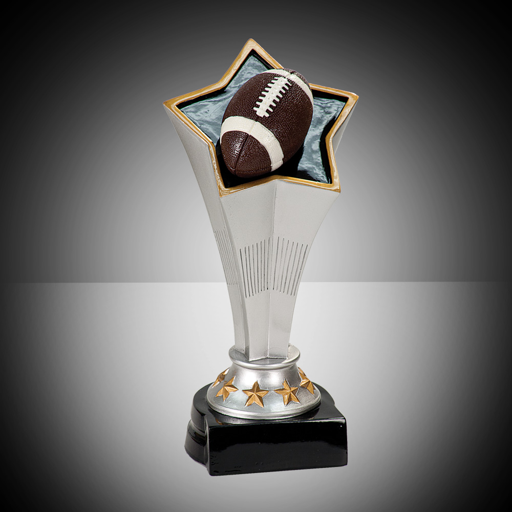 Resin Football Rising Star Award - Crystal Images, Inc.