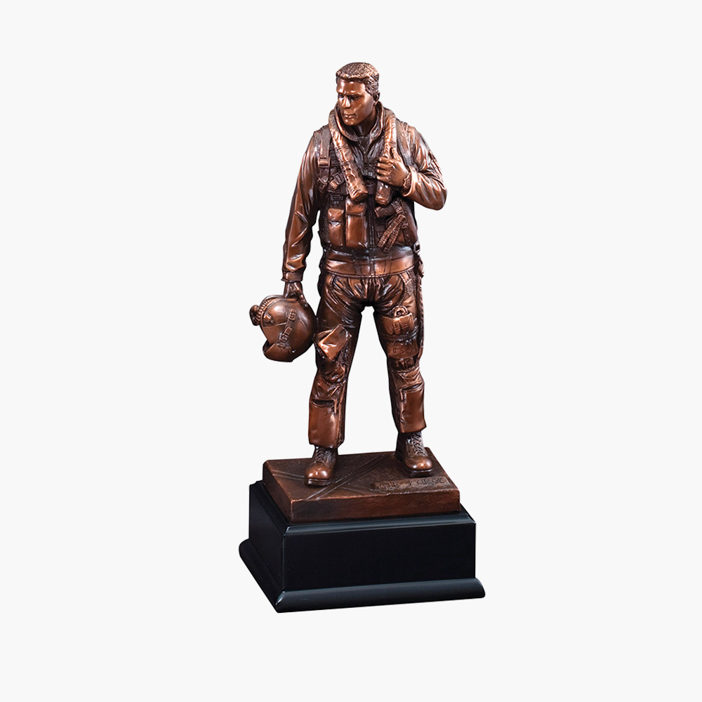 Resin Military Air Force Pilot Award – Crystal Images, Inc.