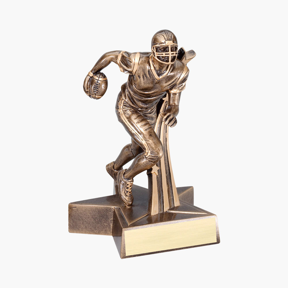 Resin Shooting Star Football Player Award - Crystal Images, Inc.