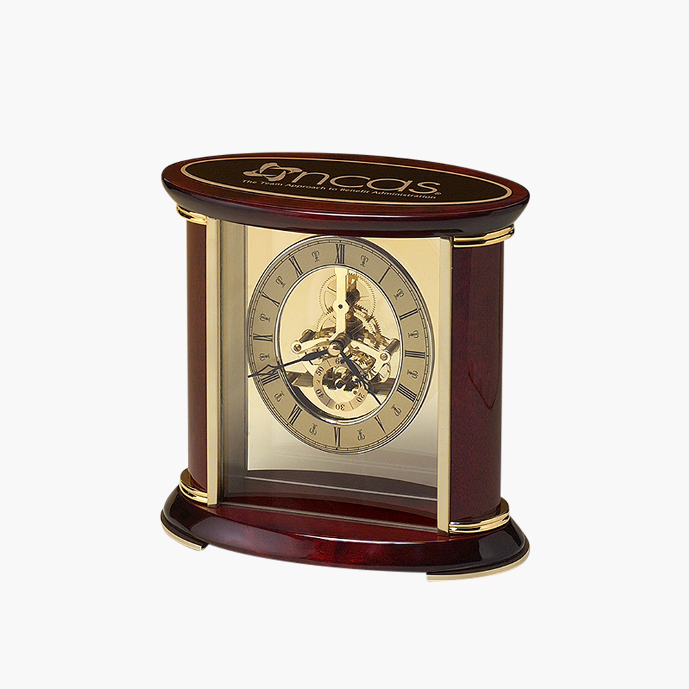 Rosewood Mantle Clock – Crystal Images, Inc.
