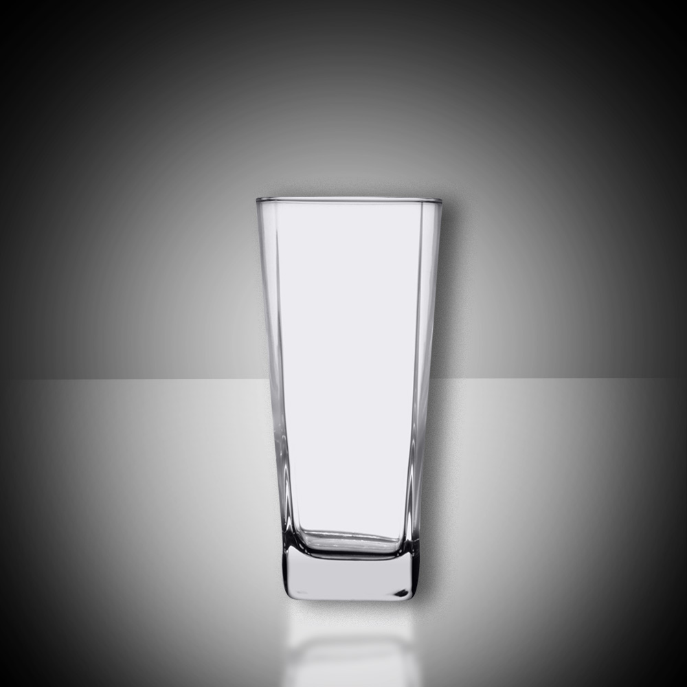 Square Round Cooler Glass - Crystal Images, Inc.