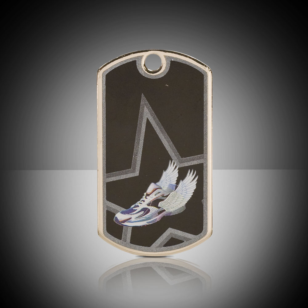 Track Star Dog Tag – Crystal Images, Inc.