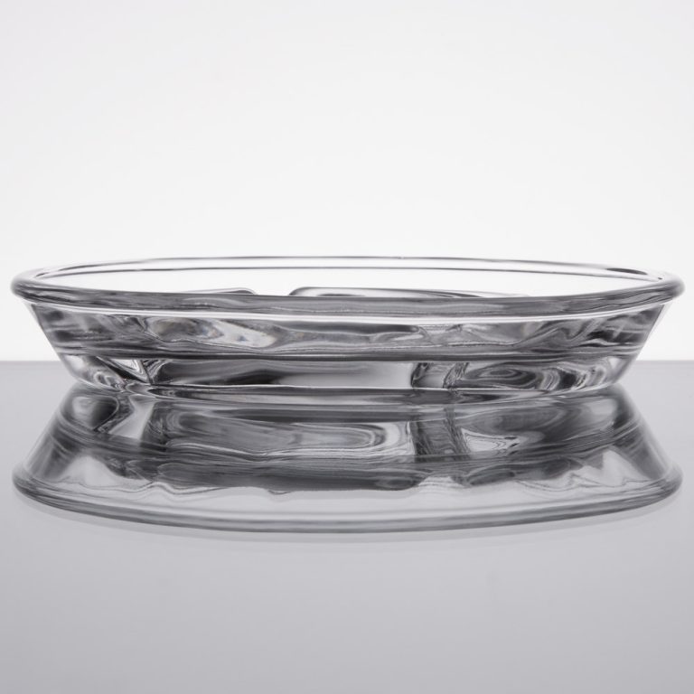 Custom Glass Round Safety Ashtray - Crystal Images, Inc.