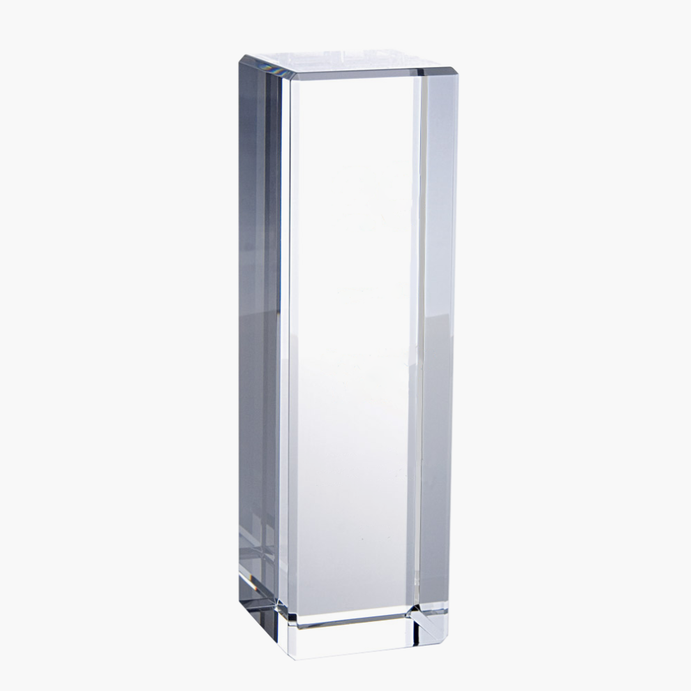 Personalized Crystal Square Tower - Crystal Images, Inc.