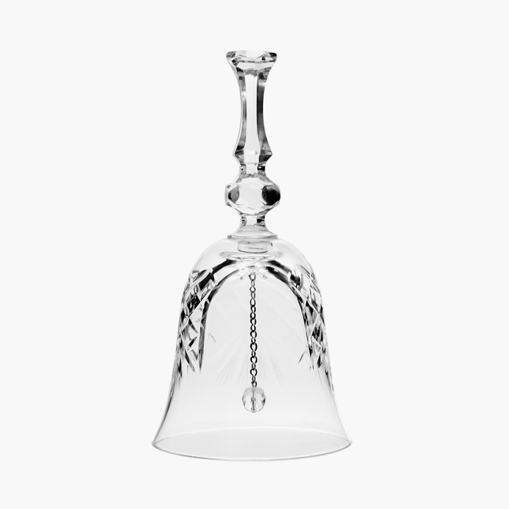 Engraved Crystal Pineapple Bell - Crystal Images, Inc.