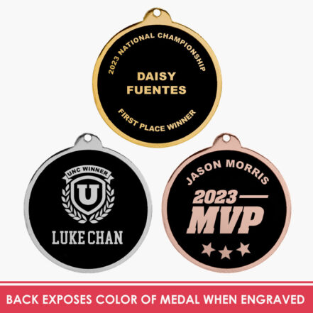 Custom Engravable Victory Medal - Crystal Images, Inc.