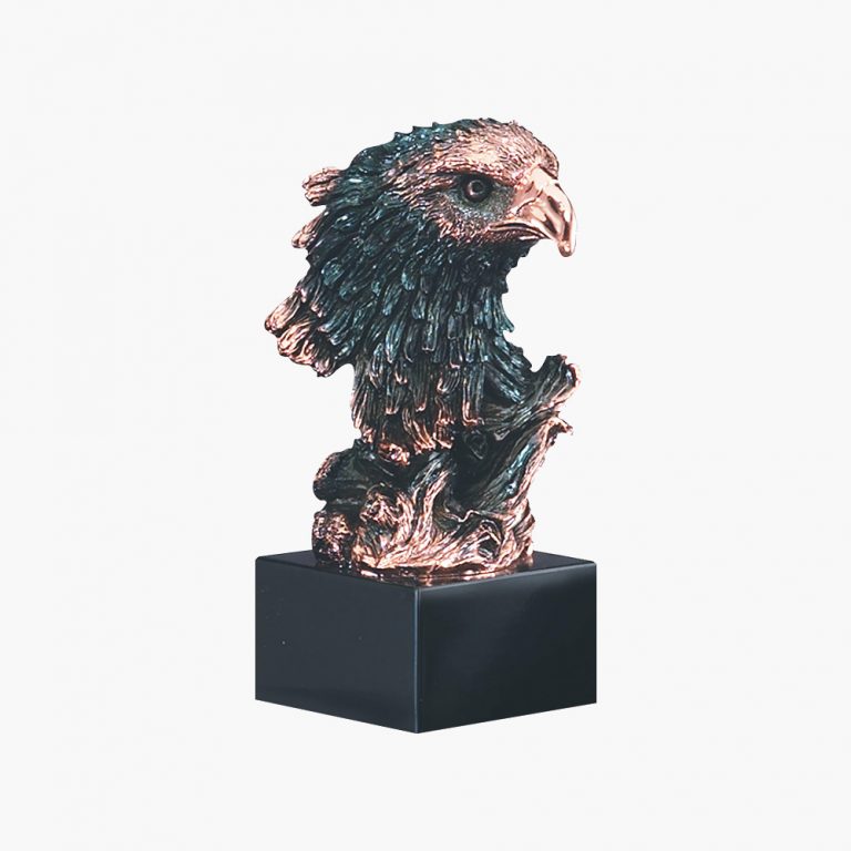 Custom Stylized Resin Eagle Head Award - Crystal Images, Inc.