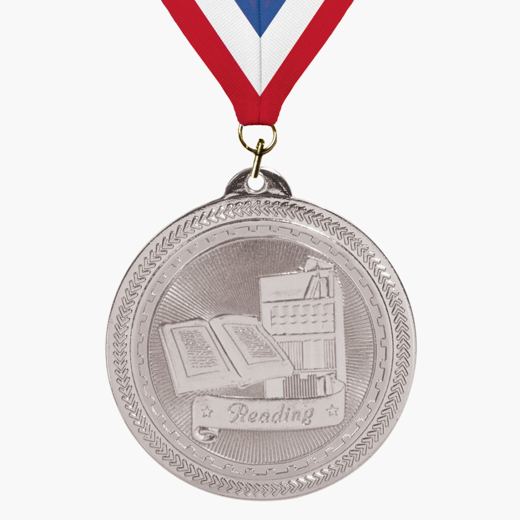 Custom Engravable Reading Medal - Crystal Images, Inc.