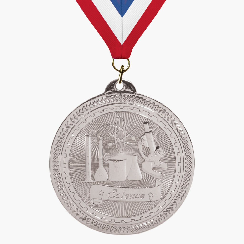Custom Engravable Science Medal - Crystal Images, Inc.