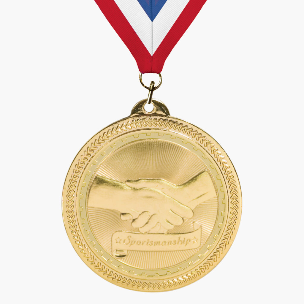 Custom Engravable Sportsmanship Medal - Crystal Images, Inc.