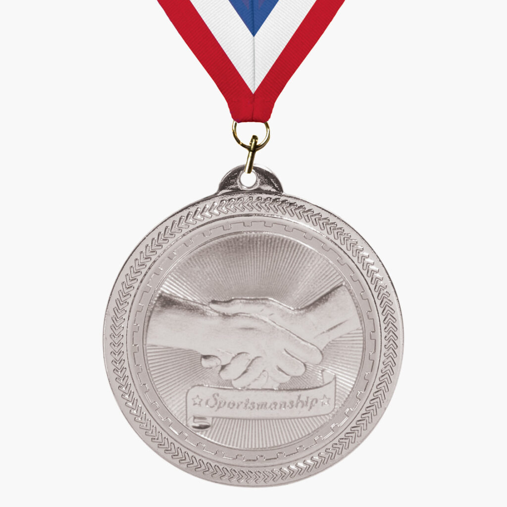 Custom Engravable Sportsmanship Medal - Crystal Images, Inc.