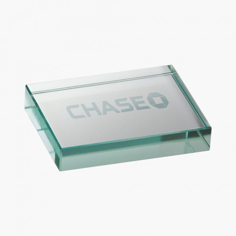 Personalized Glass Rectangle Paperweight - Crystal Images, Inc.