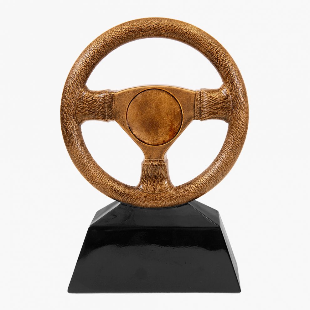 Custom Resin Steering Wheel Award - Crystal Images, Inc.
