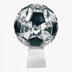 Engraved Crystal Soccer Ball Award - Crystal Images, Inc.
