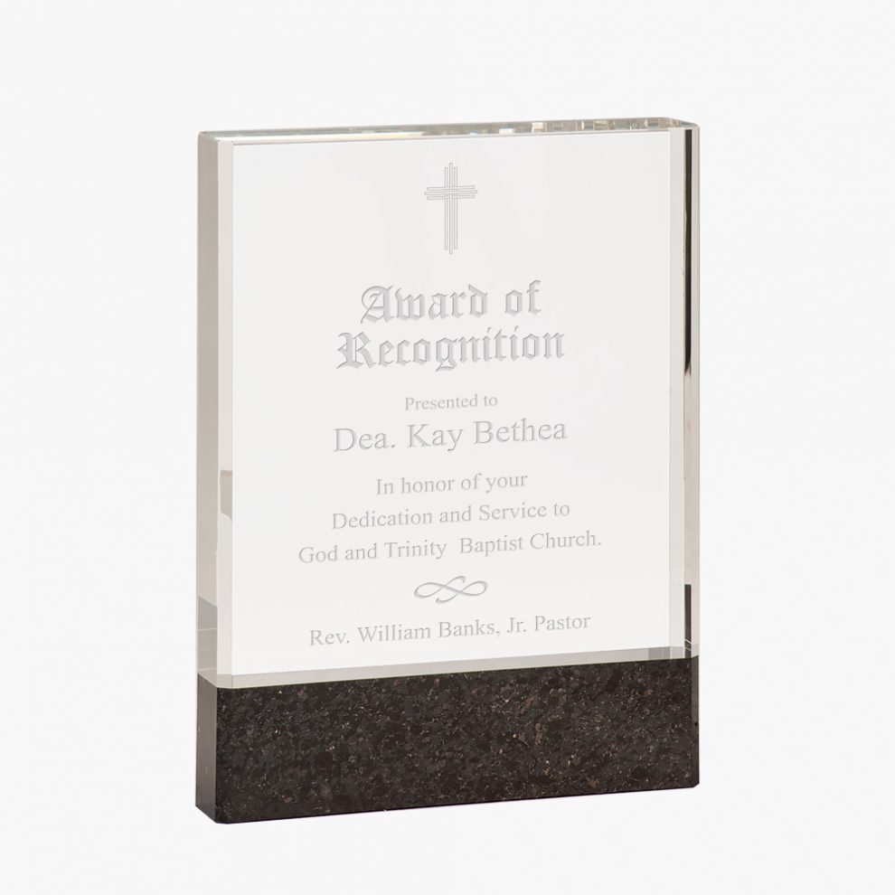 Sample Wording for Appreciation Awards - Crystal Images, Inc.