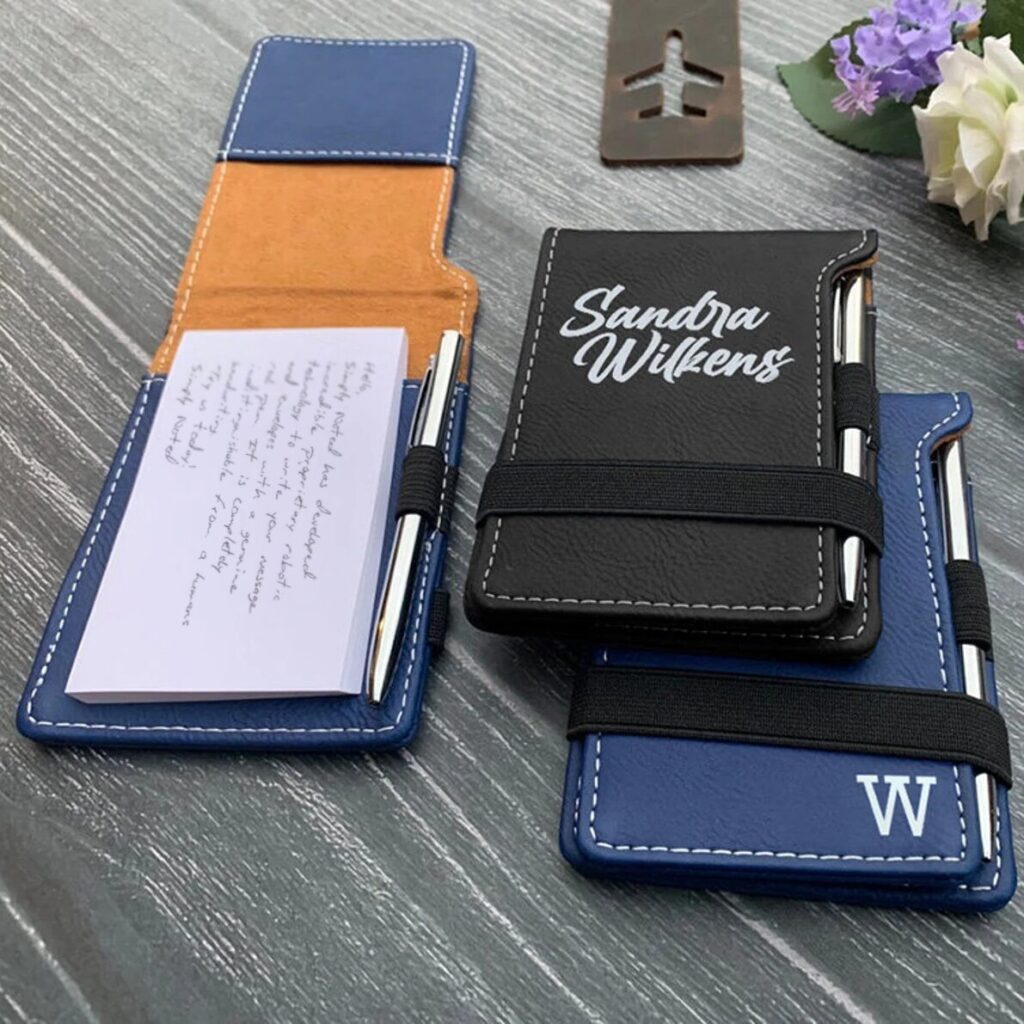 Personalized Leatherette Notepad - Crystal Images, Inc.
