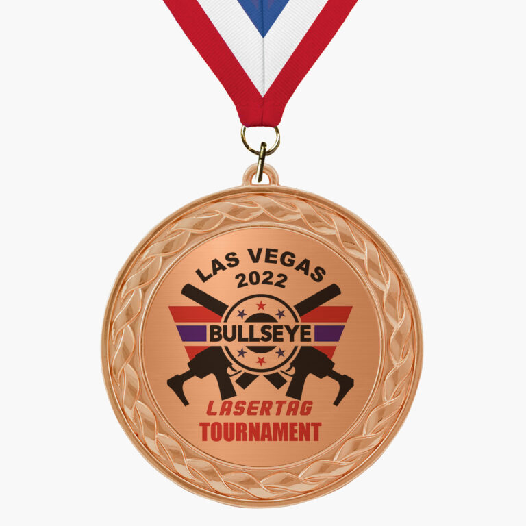 Custom Ribbon Weave Medal - Crystal Images, Inc.