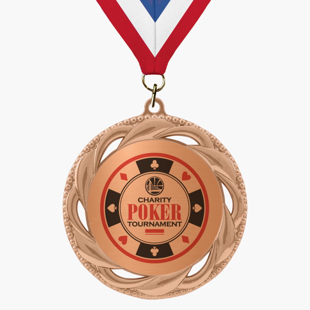 Custom Open Rosette Medal - Crystal Images, Inc.