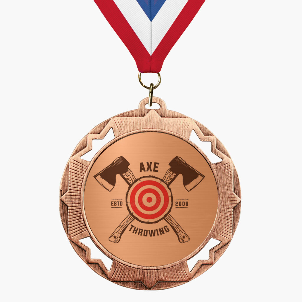 Custom Crown and Cross Medal - Crystal Images, Inc.