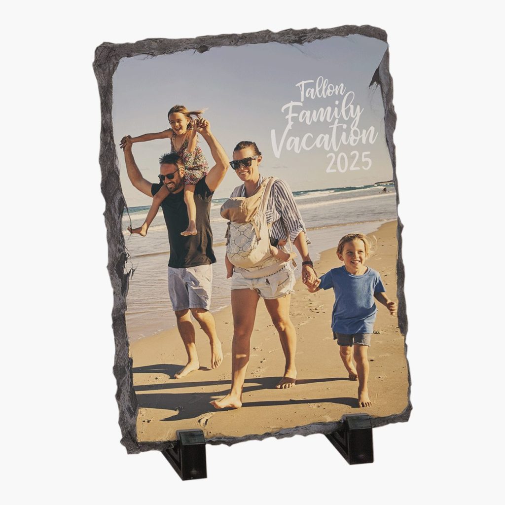 Custom Full Color Slate Stone Rectangle Award - Crystal Images, Inc.