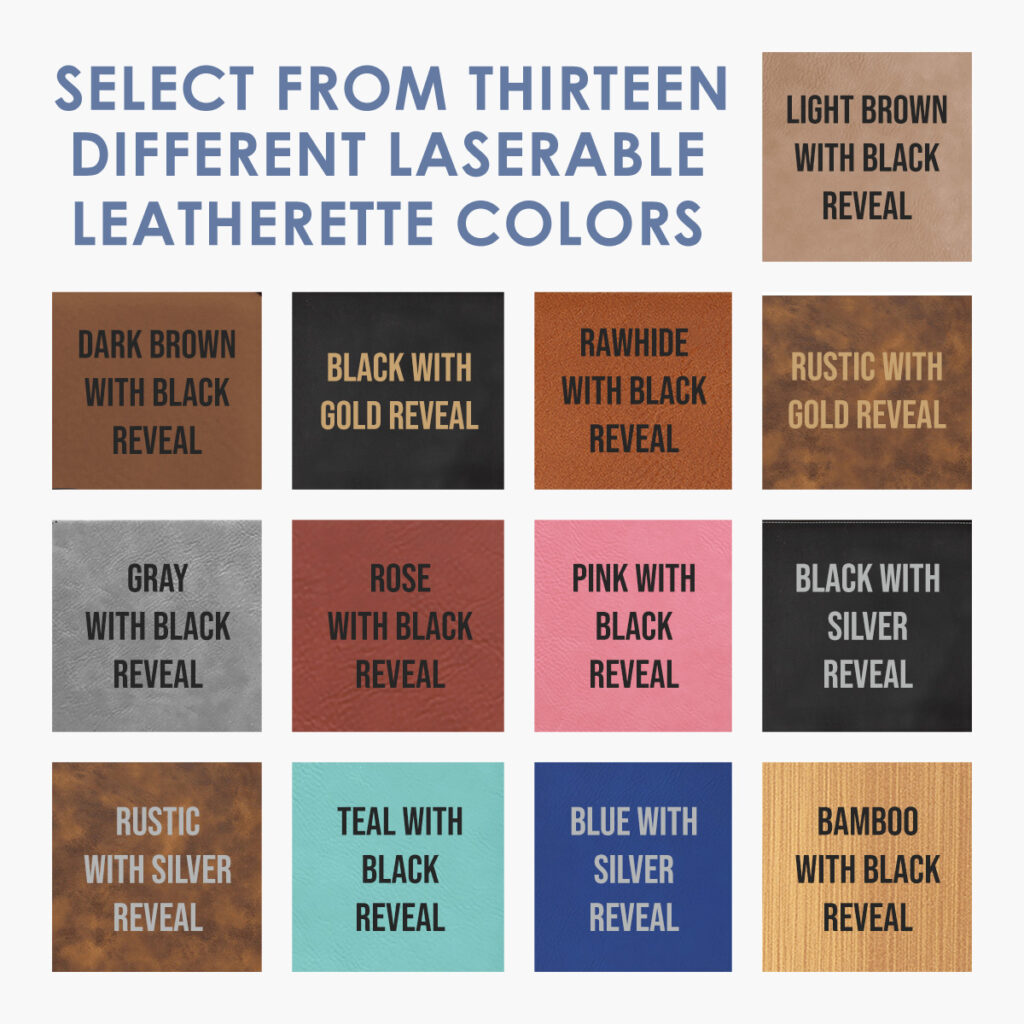 Engraved Leatherette Wall Decor Plaque - Crystal Images, Inc.