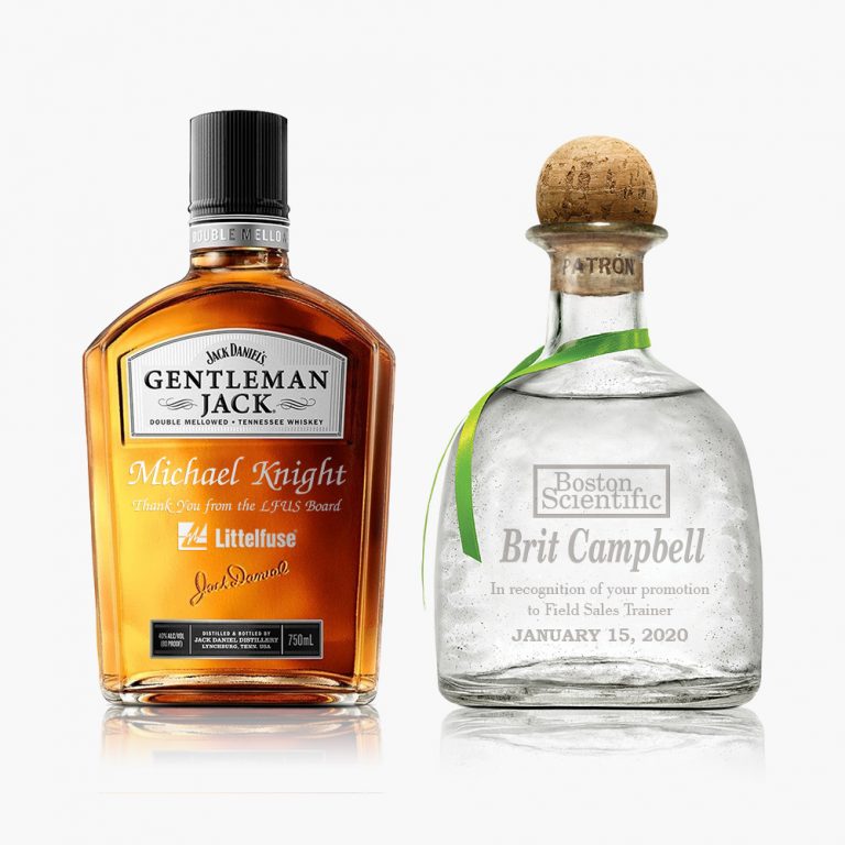Engraved Liquor Bottle - Crystal Images, Inc.