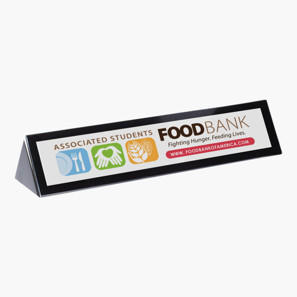 Personalized Marble Desk Name Plate with Printed Plate - Crystal Images ...