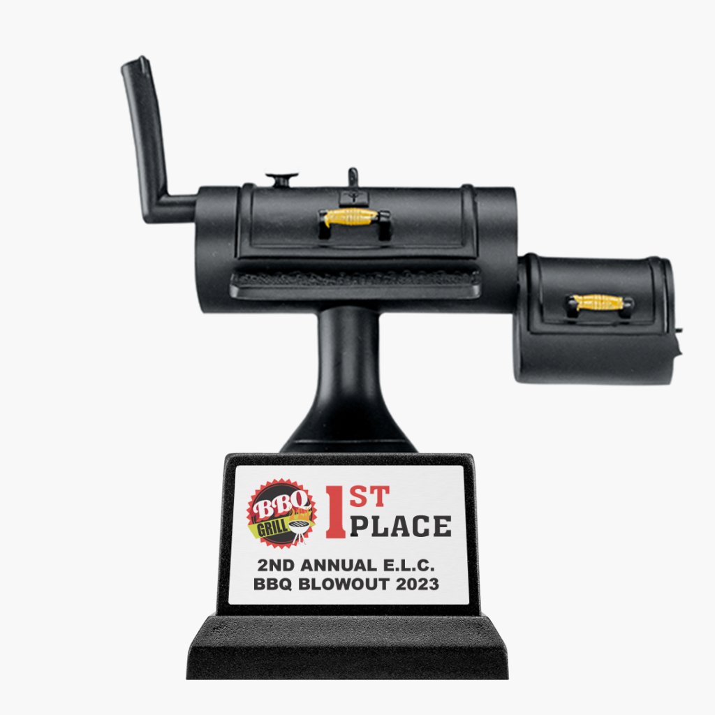 Resin Large Barbecue Smoker Award - Crystal Images, Inc.