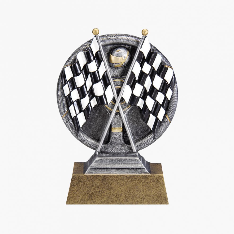 Custom Resin Victory Circle Racing Award - Crystal Images, Inc.