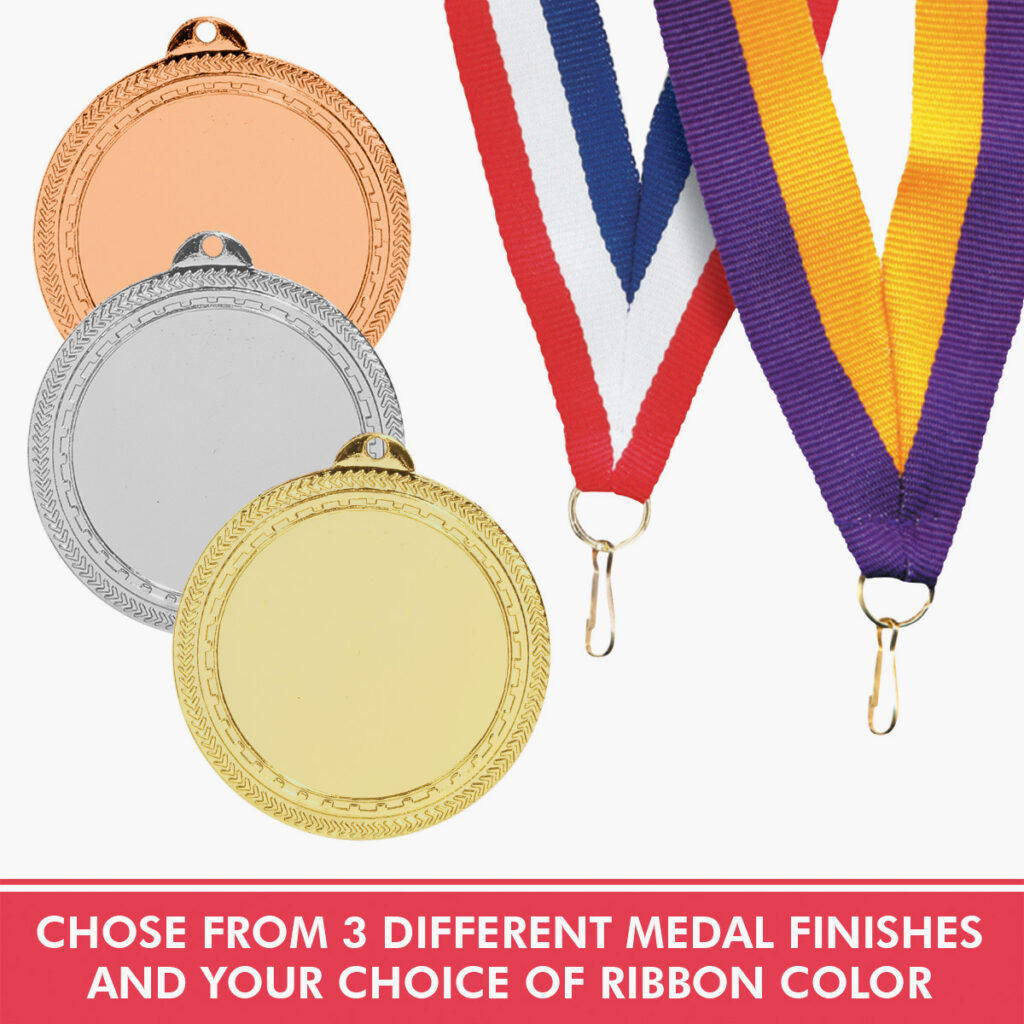 Custom Open Rosette Medal - Crystal Images, Inc.