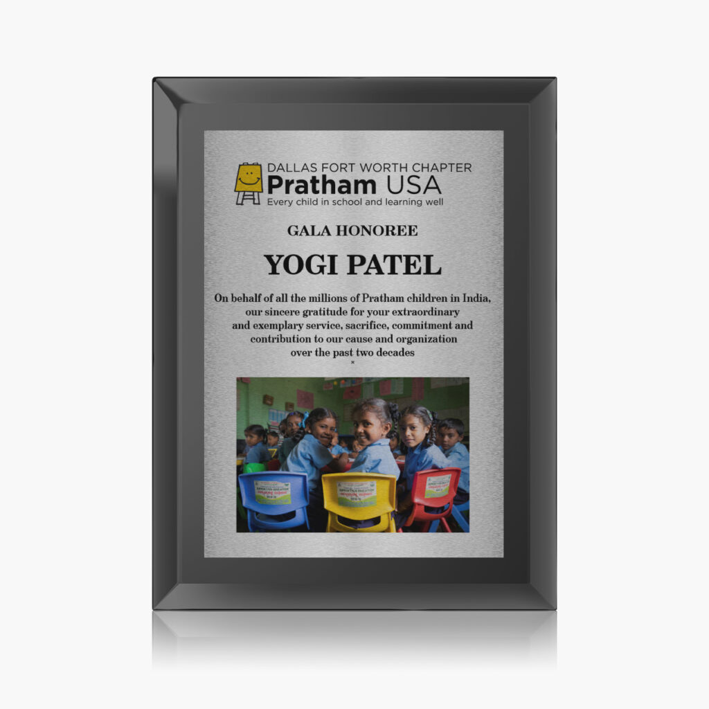 Custom Glass Mirror Wall Plaque with Printed Plate - Crystal Images, Inc.