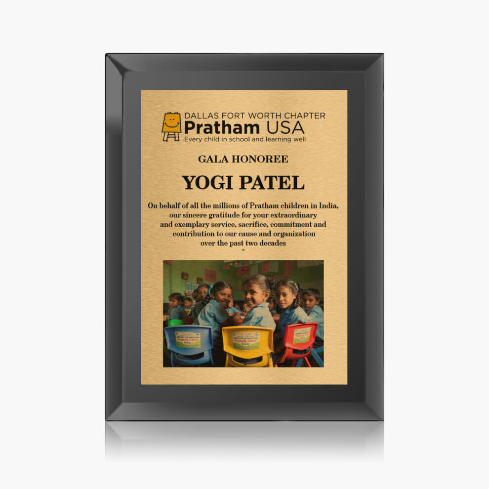 Glass Mirror Wall Plaque with Printed Plate - Crystal Images, Inc.