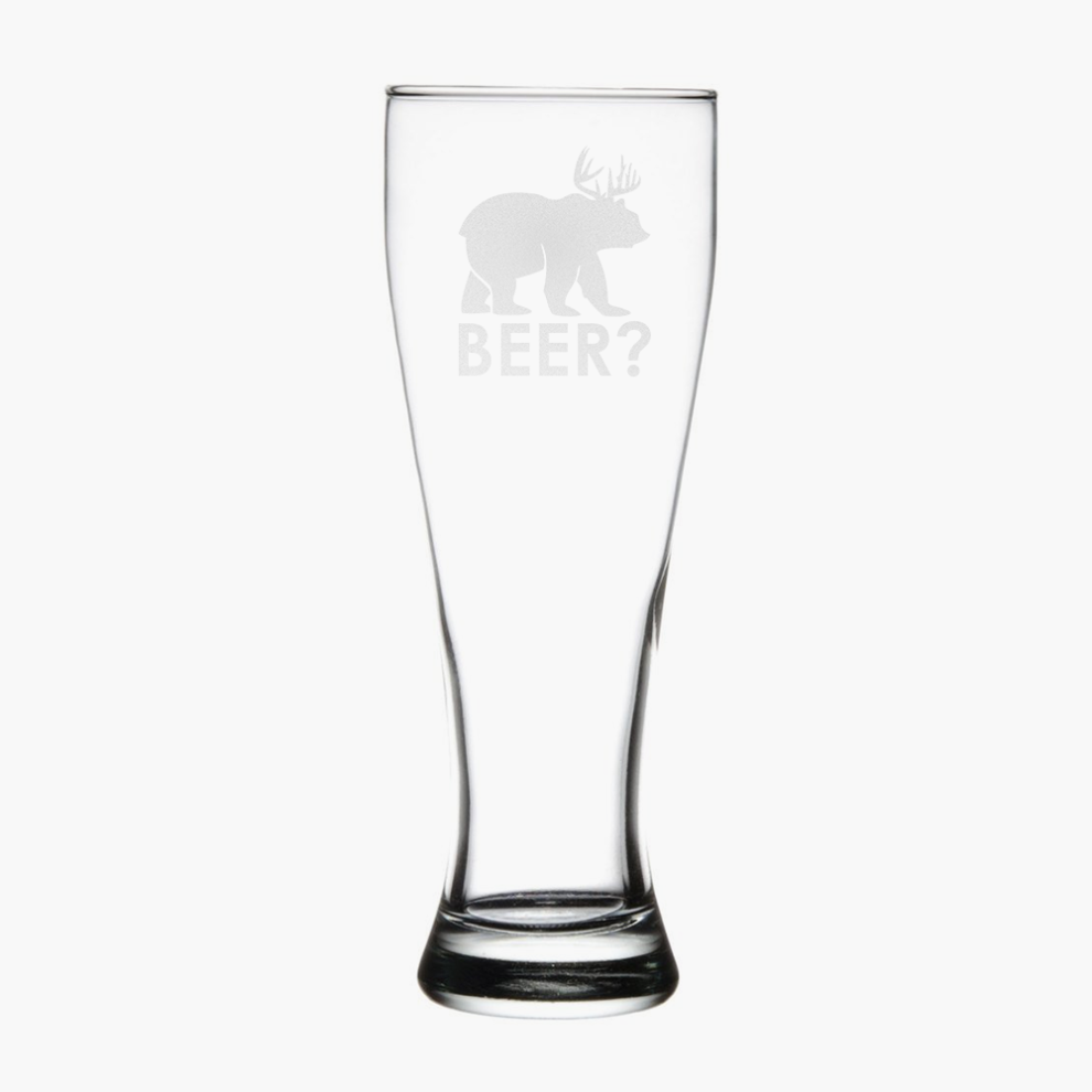 Engraved Pilsner Glass 23oz - Crystal Images, Inc.