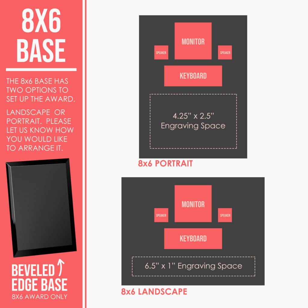 Personalized Crystal Mini Computer Award - Crystal Images, Inc.
