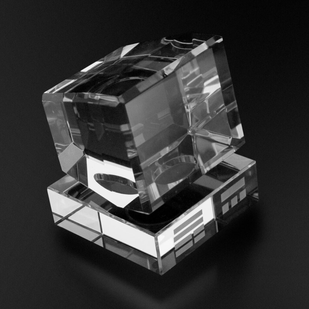 Personalized Crystal Mini Computer Award - Crystal Images, Inc.