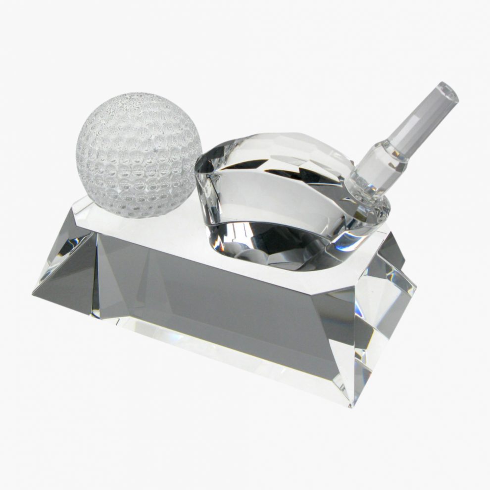 Engraved Crystal Golf Driver Award - Crystal Images, Inc.