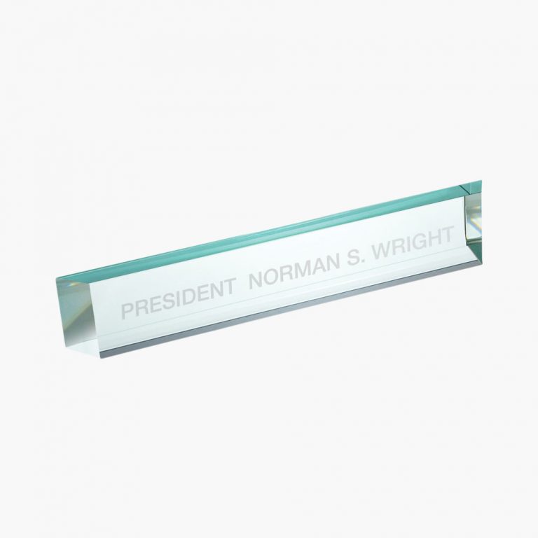Desk Name Plates – Crystal Images, Inc.