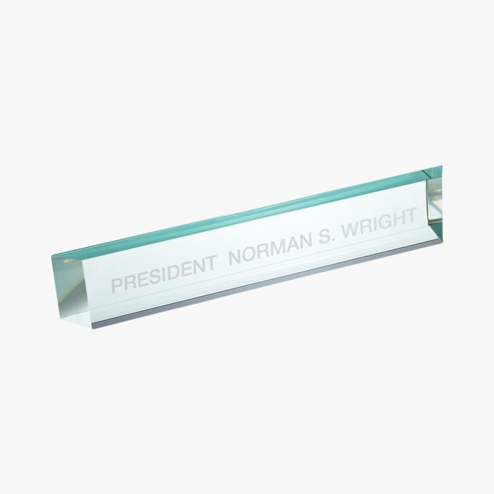 Desk Name Plates – Crystal Images, Inc.