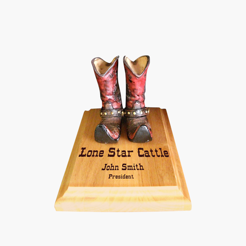 Crystal Cowboy Boot Award – Crystal Images, Inc.